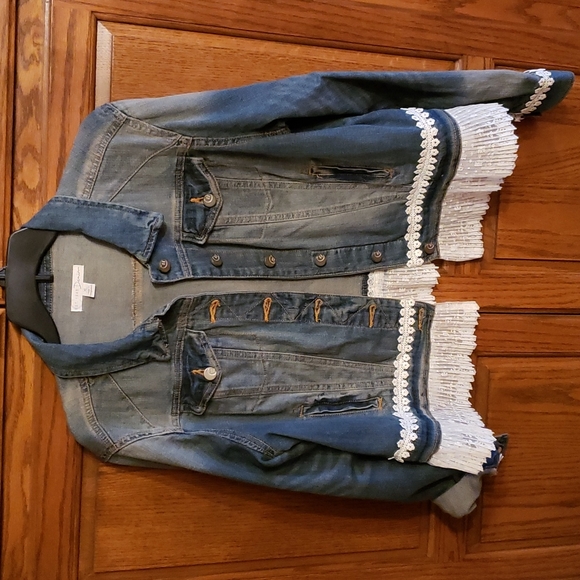 C Est. 1946 | Jackets & Coats | Est 946 Ebellished Jean Jacket | Poshmark